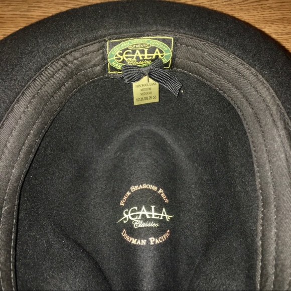 Scala | Accessories | Scala Four Seasons Felt Fedora Hat Color ...